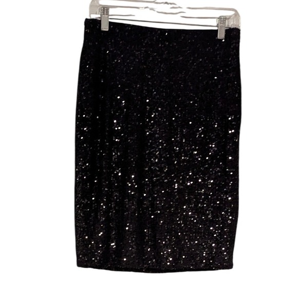 Cable & Gauge | Skirts | Cable Gauge Black Sequin Mini Skirt Party ...